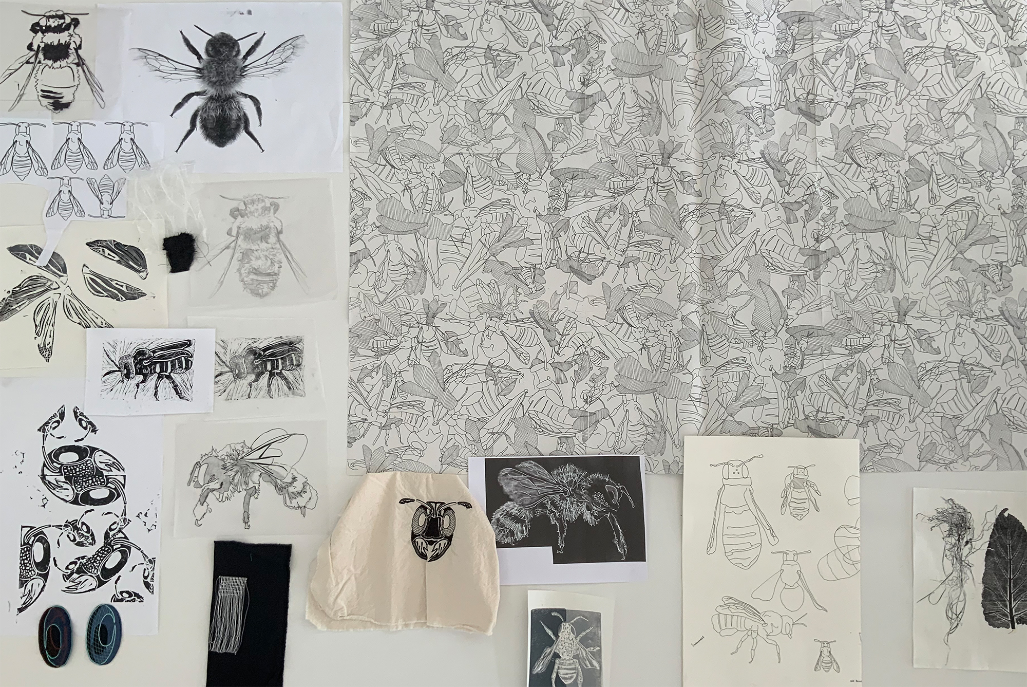 Luzerner Textildesign-Studierende bringen Insekten auf Stoffe ...