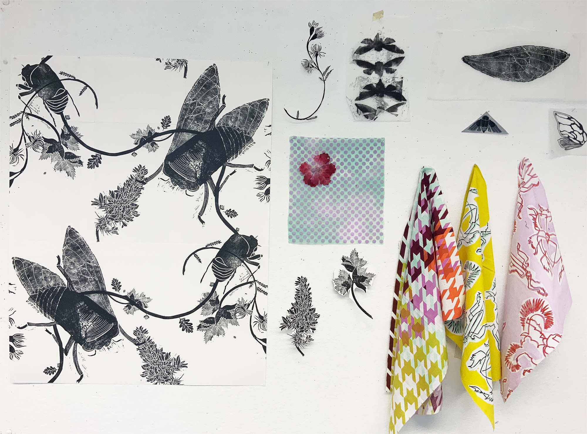 Luzerner Textildesign-Studierende bringen Insekten auf Stoffe ...