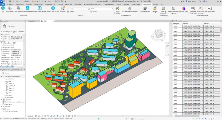Quartierklimamodellierung QKM | Hochschule Luzern